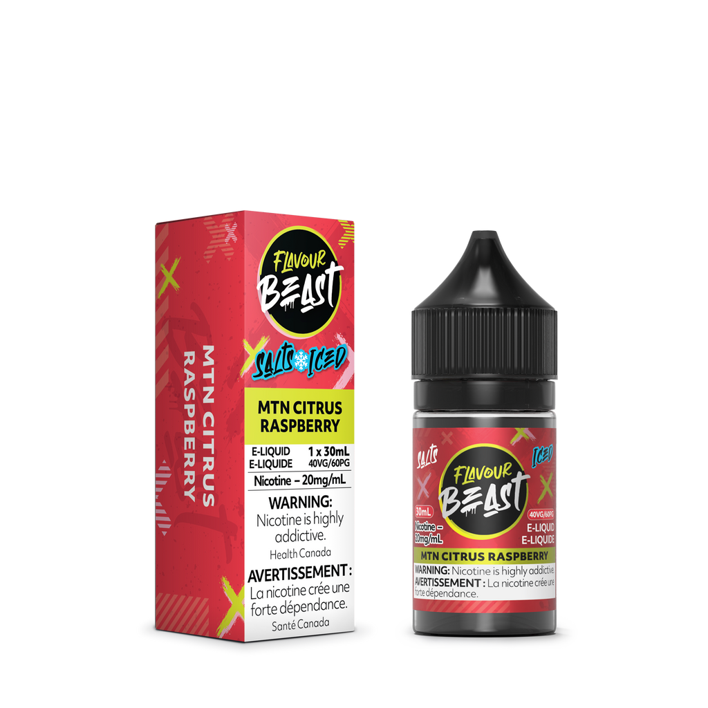 MTN CITRUS RASPBERRY - FLAVOUR BEAST E LIQUID (30mL) (ONTARIO) – MANGO ...