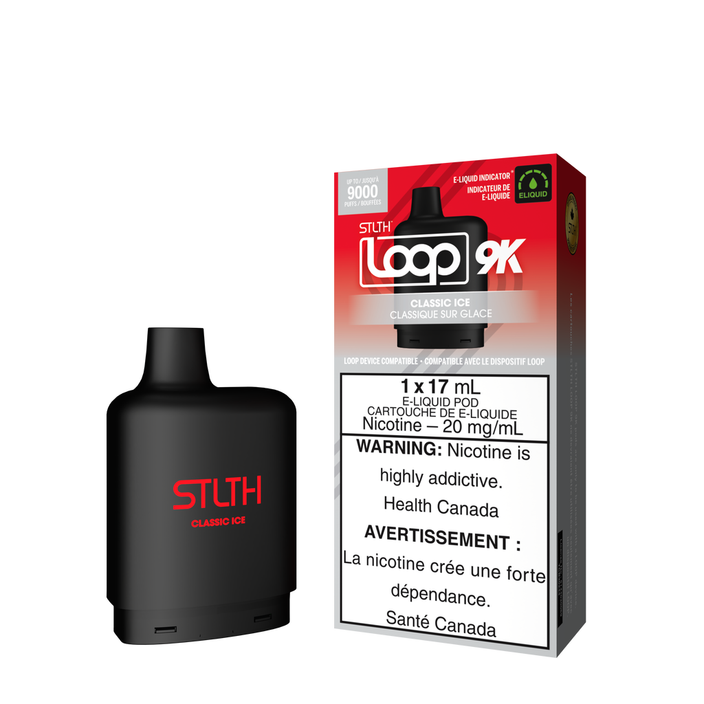 STLTH LOOP 9K POD - CLASSIC ICE (ONTARIO) – MANGO VAPES