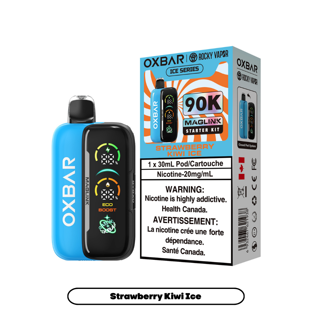 STRAWBERRY KIWI ICE - OXBAR MAGLINK *HYBRID DISPOSABLE STARTER KIT* (D