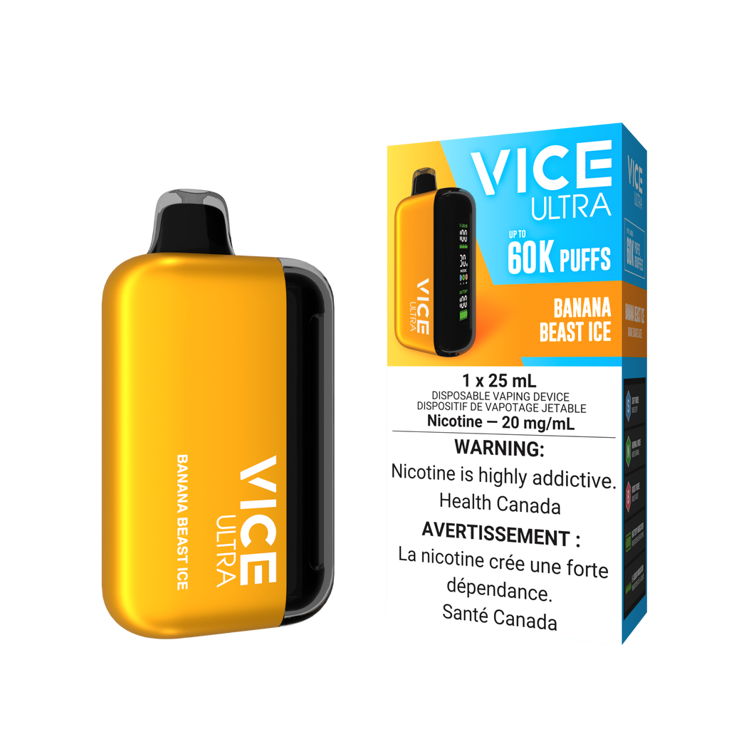 BANANA BEAST ICE - VICE ULTRA DISPOSABLE – MANGO VAPES
